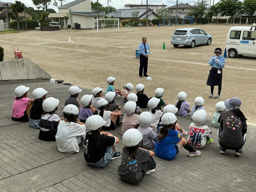 とまとーず交通安全教室（6／17） | 松阪市立阿坂小学校